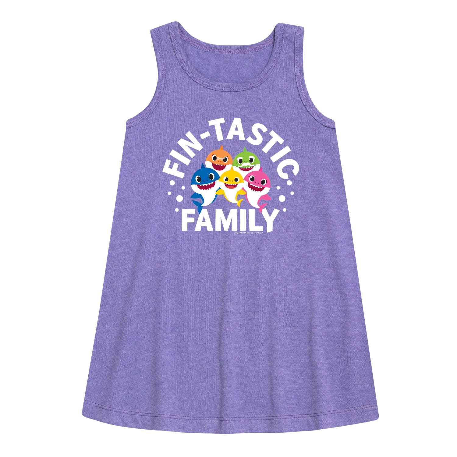 Baby Shark - Fintastic Family - Toddler and Youth Girls A-line Dress ...