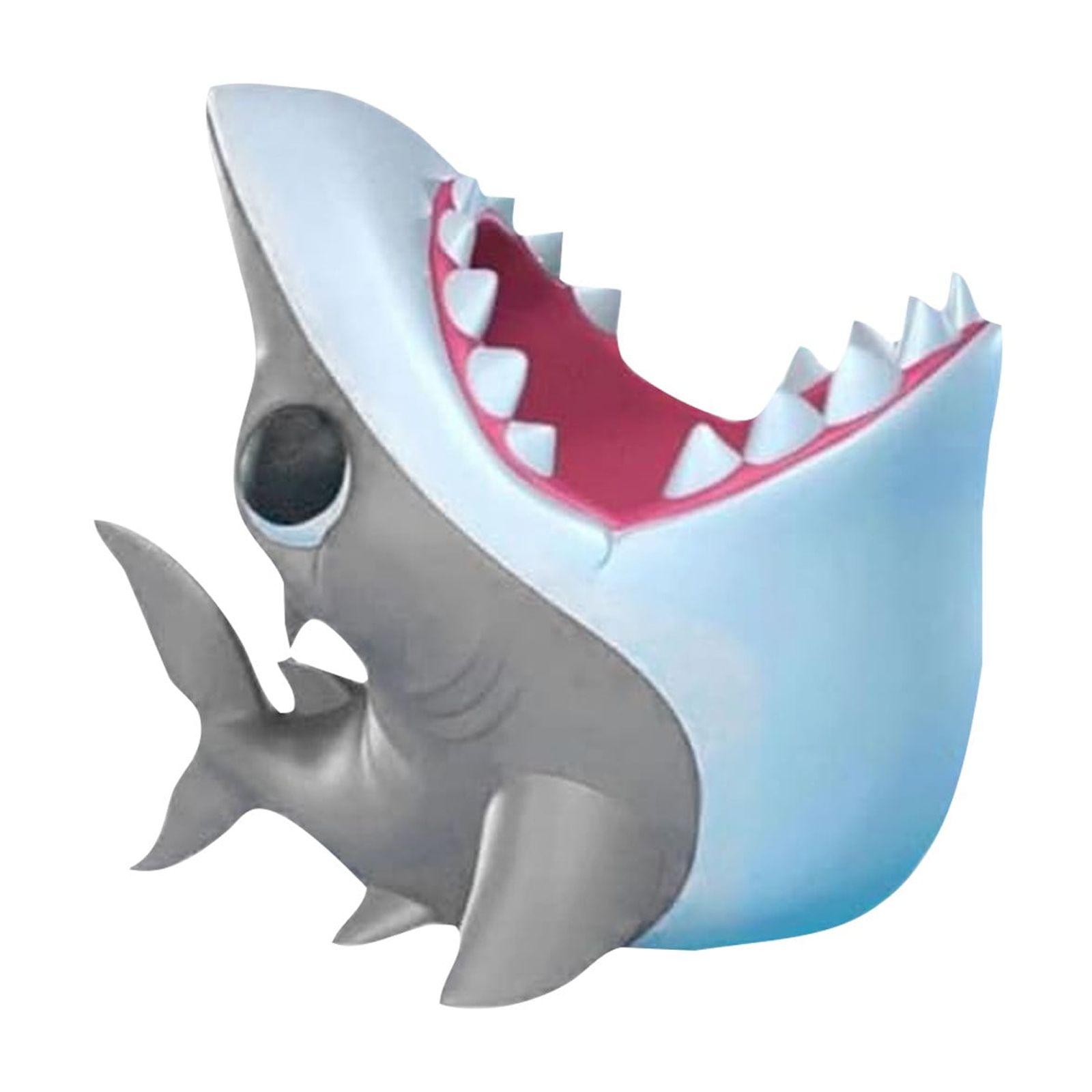 Spooky Cute Baby Shark Halloween Decor Bucket - Candy Bowl, Planter ...