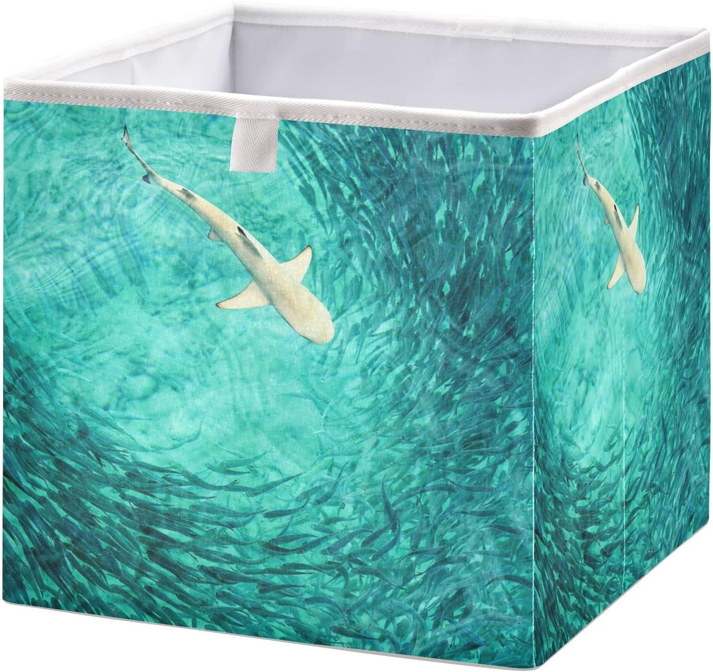 Baby Shark Hunting Storage Baskets for Shelves Foldable Collapsible ...