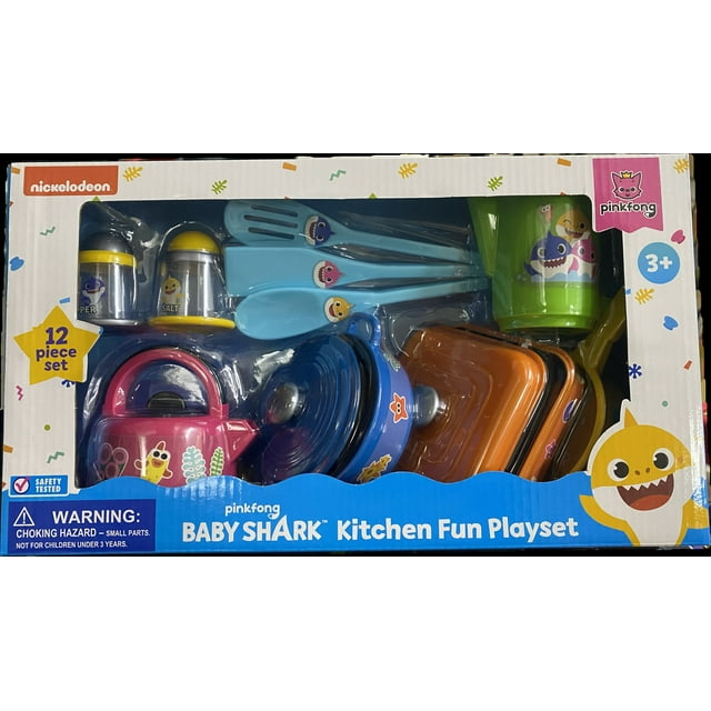 Nickelodeon Baby Shark Pots and Pans Pretend Play Toddler Cooking Toys ...