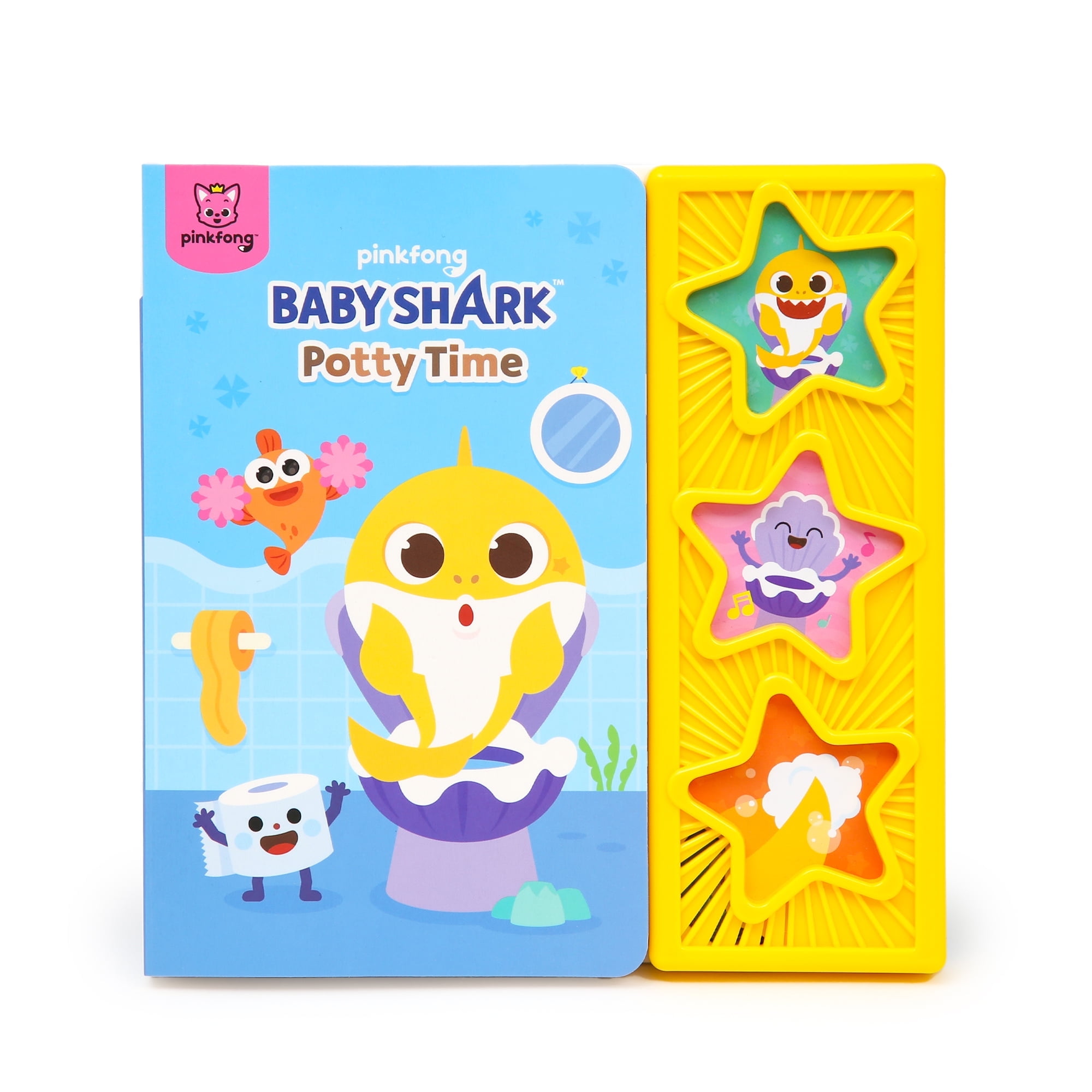 Pinkfong Baby Shark Potty Training Sound Book, 3 Buttons, Sing-Along ...