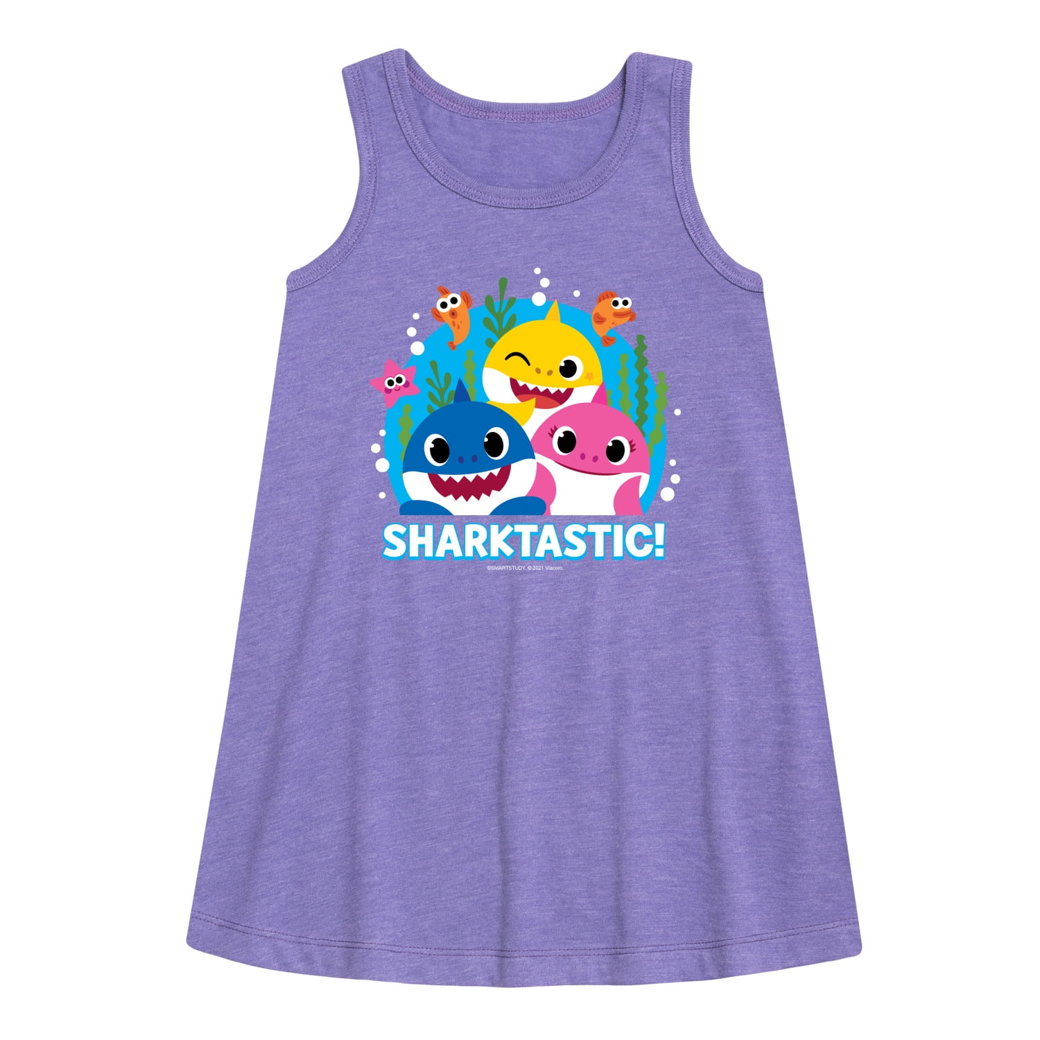 Baby Shark - Sharktastic - Toddler and Youth Girls A-line Dress ...