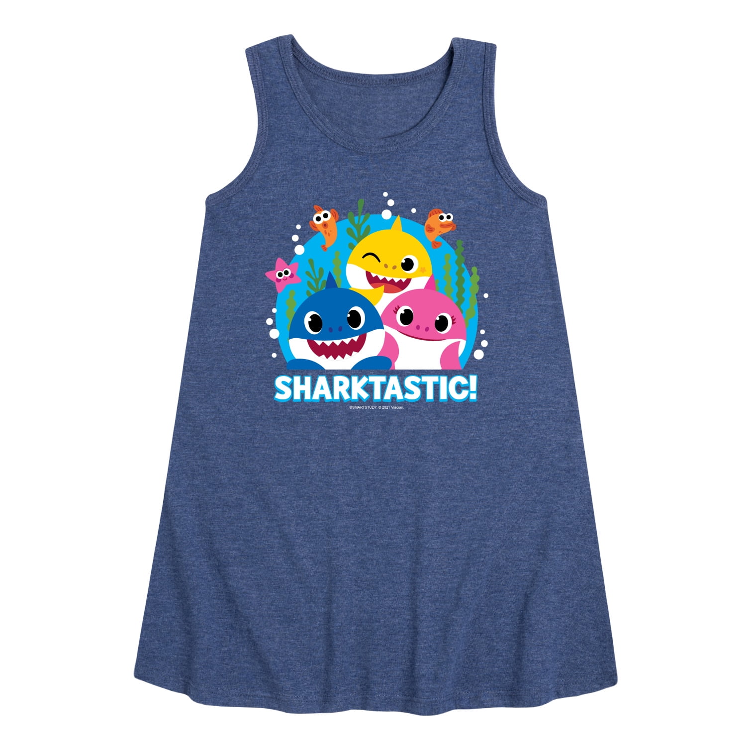 Baby Shark - Sharktastic - Toddler and Youth Girls A-line Dress ...