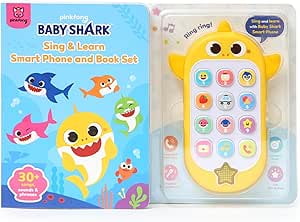 Baby Shark Sing & Learn Smart Phone and Book Set, Baby Shark Toys ...