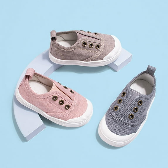 Baby Shoes Boy Girl Walking Slip On Sneakers Lightweight Breathable ...