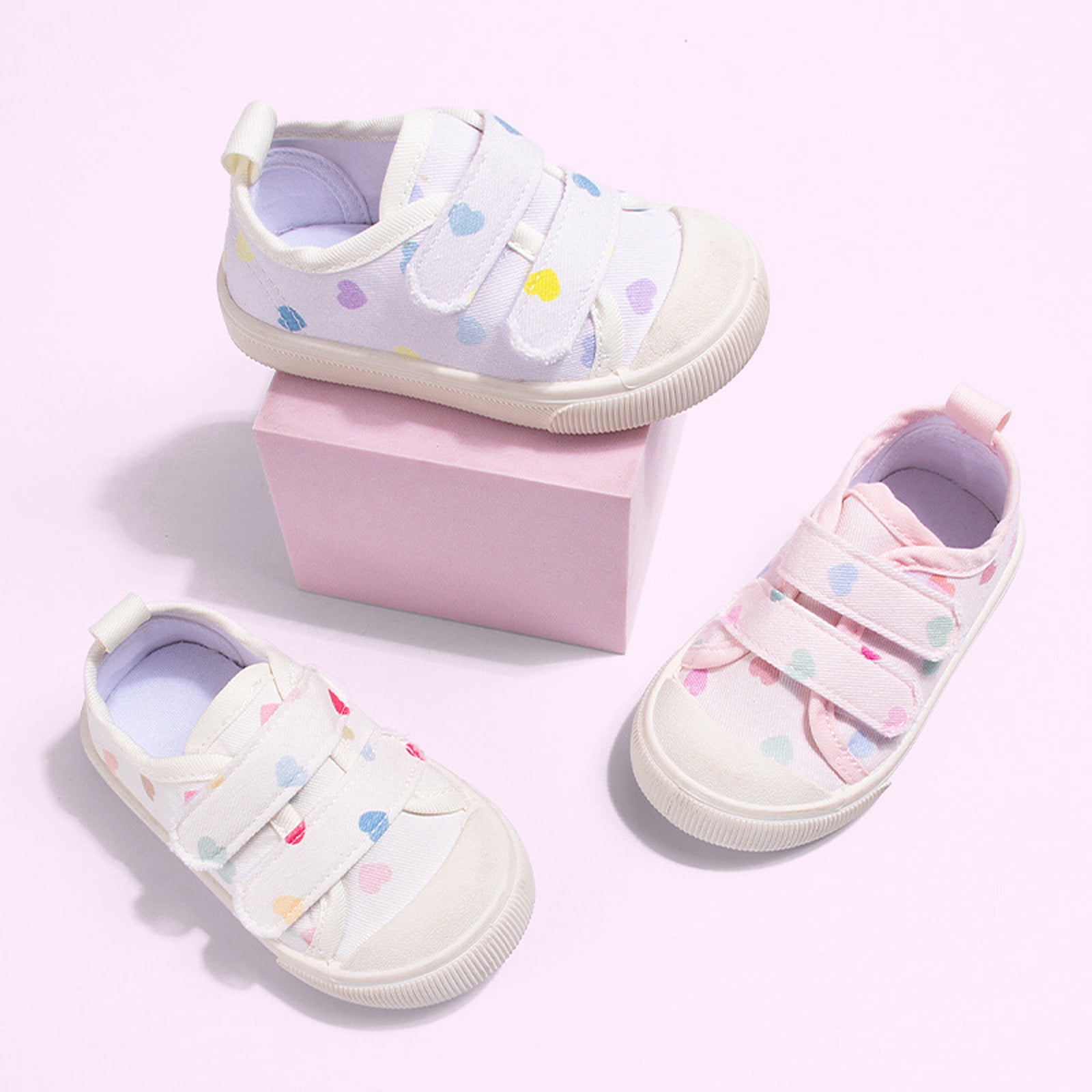 Baby Shoes Boys Girls Polka Dots Shoes Mesh Breathable Walking Sneakers ...