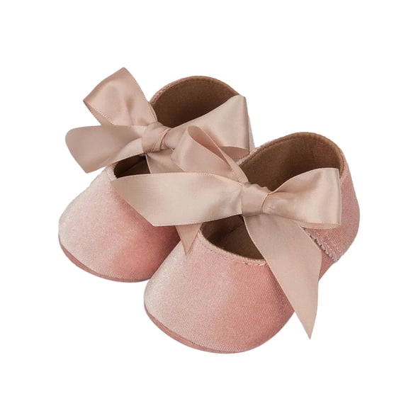 Baby Shoes For Girls Soft Sole Sandals With Ribbon Detail Comfortable ...
