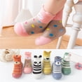 Baby Shoes Socks Non-Slip Breathable Polka Dots And Stripes Slippers ...