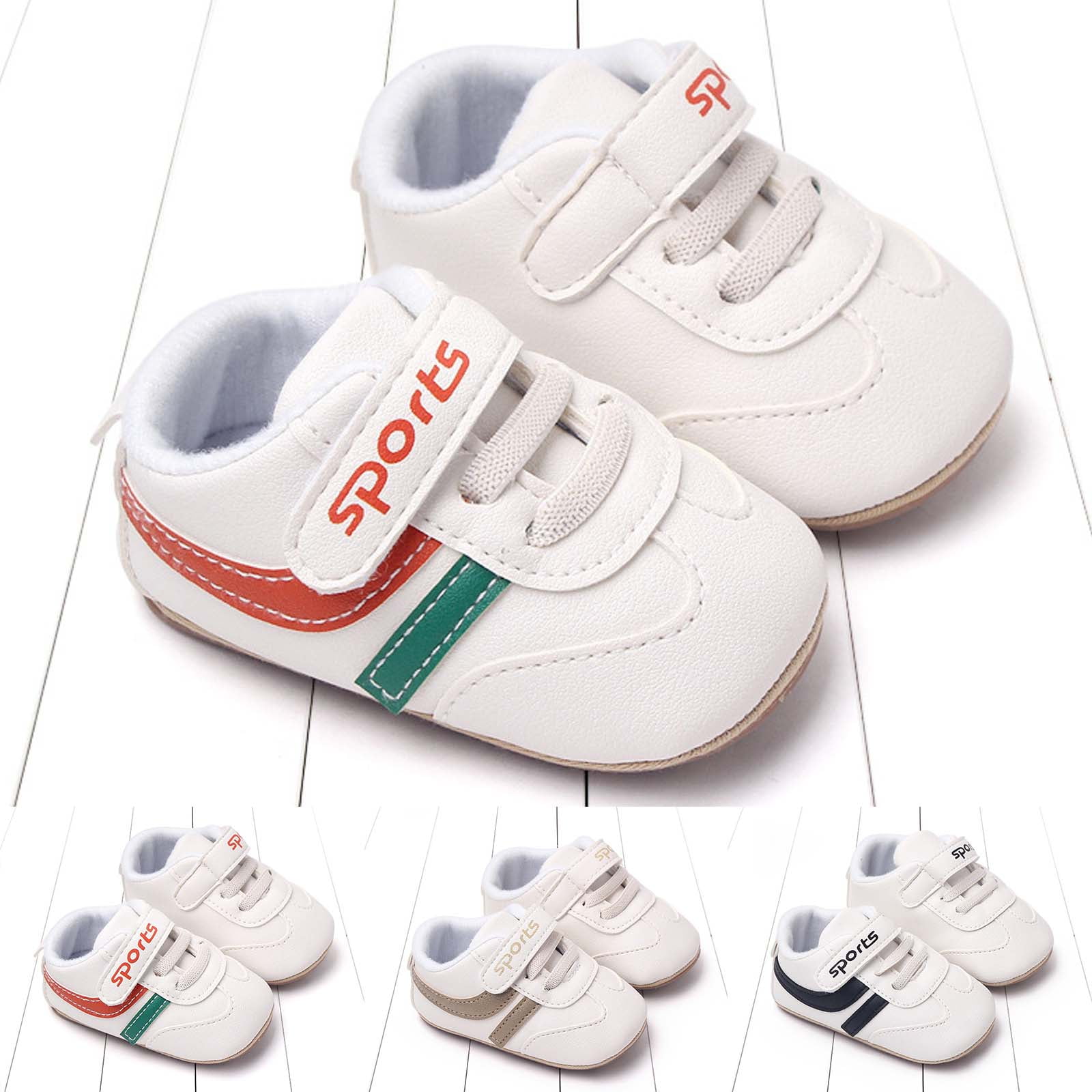 Baby Shoes Two-Tone Colour Scheme First Walking Shoes Breathable ...