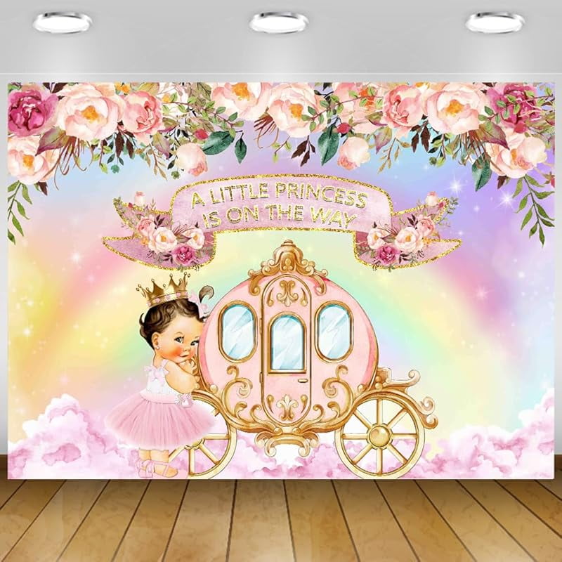 Baby Shower Backdrop A Little Princess is On The Way Photography ...