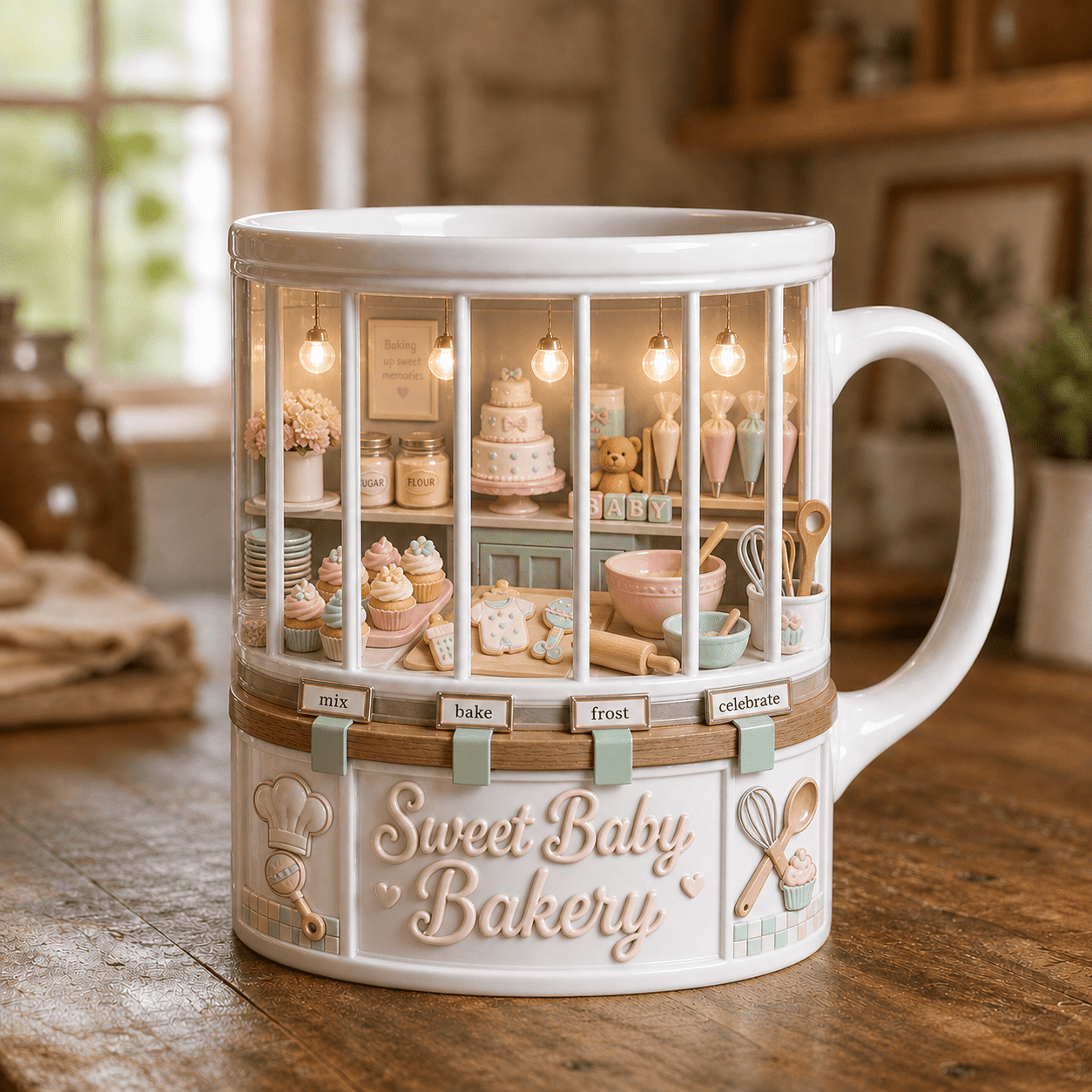 Baby Shower Bakery Mug Sweet Baby Bakery Gift for Mom-to-Be, Baker ...