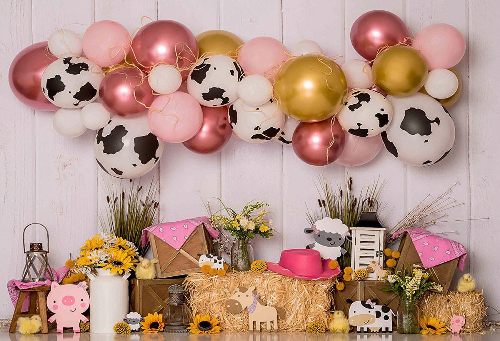 Baby Shower Cake Smash Pink Tent Newborn Kids Birthday Portrait Party ...