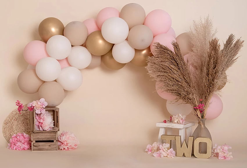 Baby Shower Cake Smash Pink Tent Newborn Kids Birthday Portrait Party ...
