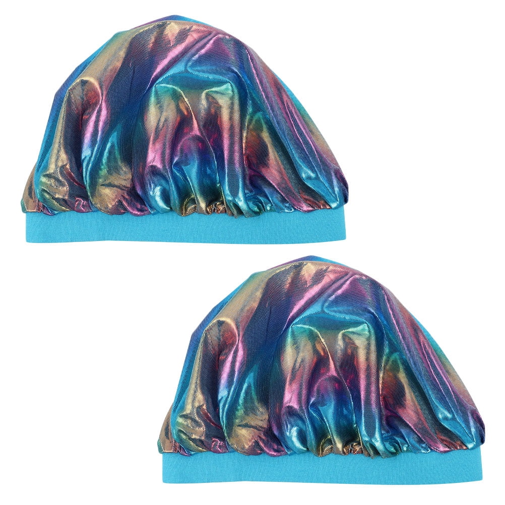 Baby Shower Cap Night 2 Pcs Kids Hair Protector Sleep Hat Reusable Caps ...