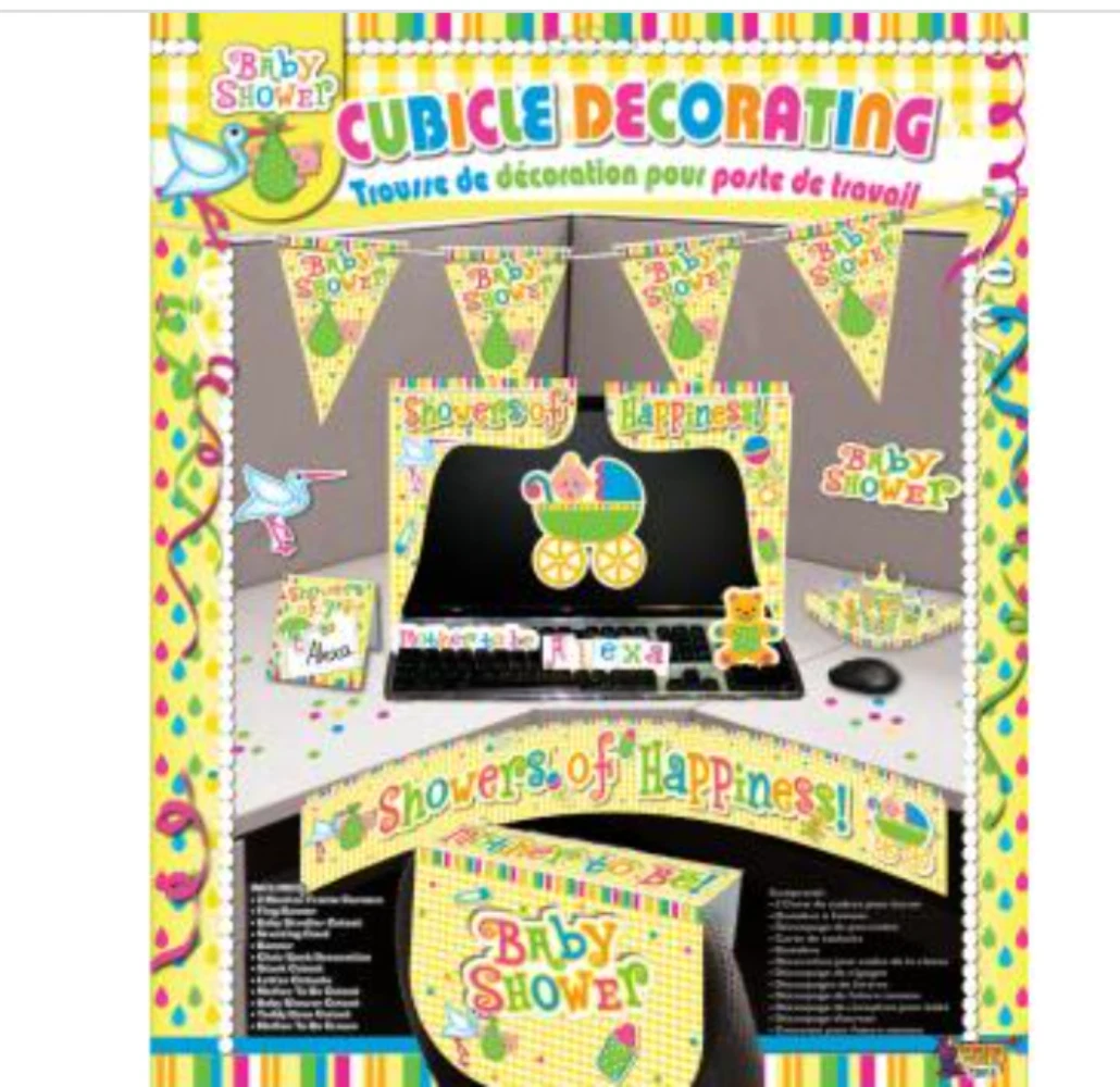 Baby Shower Decorating Kit For Work Desk Or Cubicle Forum Novelties ...