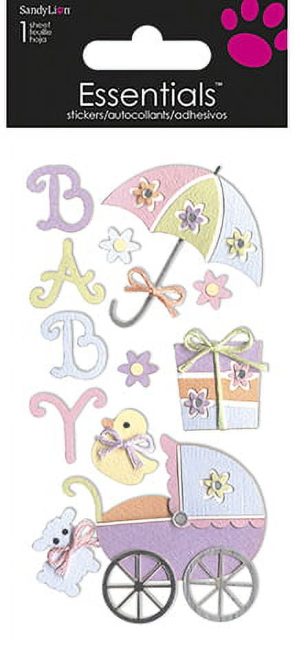 Baby Shower Essentials Stickers - Walmart.com