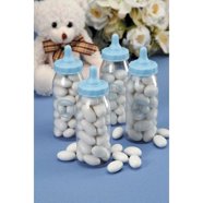 12 Candy Fillable Plastic Bottles Baby Shower Favors 4.5 Inches Tall ...