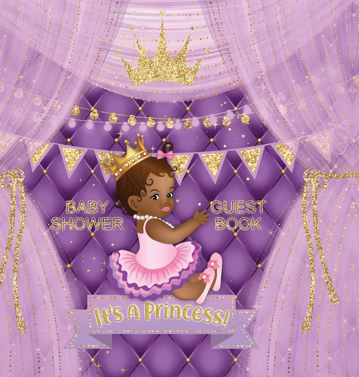 Baby Shower Guest Book: It's a Princess! Cute Little Princess Royal ...