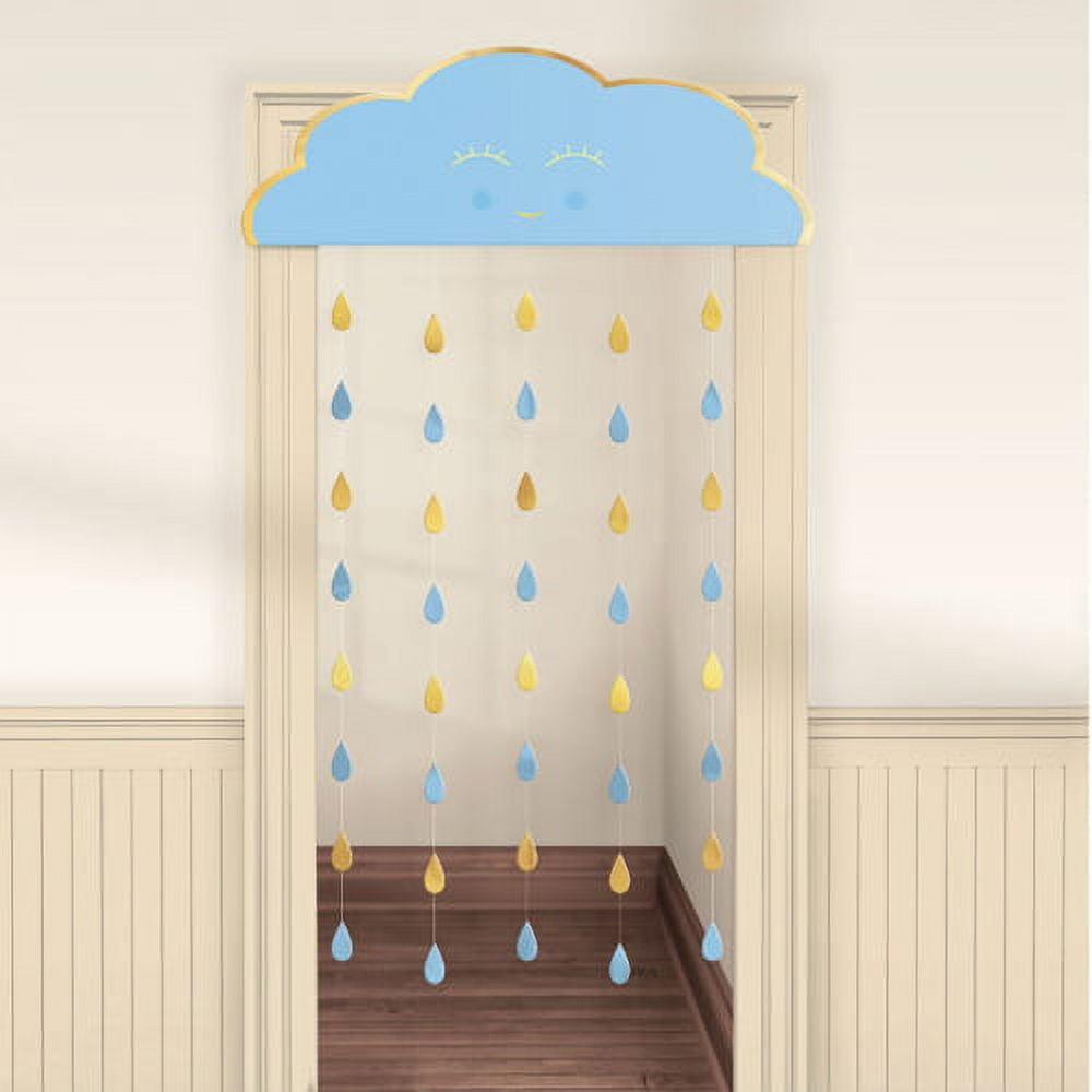 Baby Shower 'Hello World Boy' Deluxe Hanging Decoration (1ct) - Walmart.com