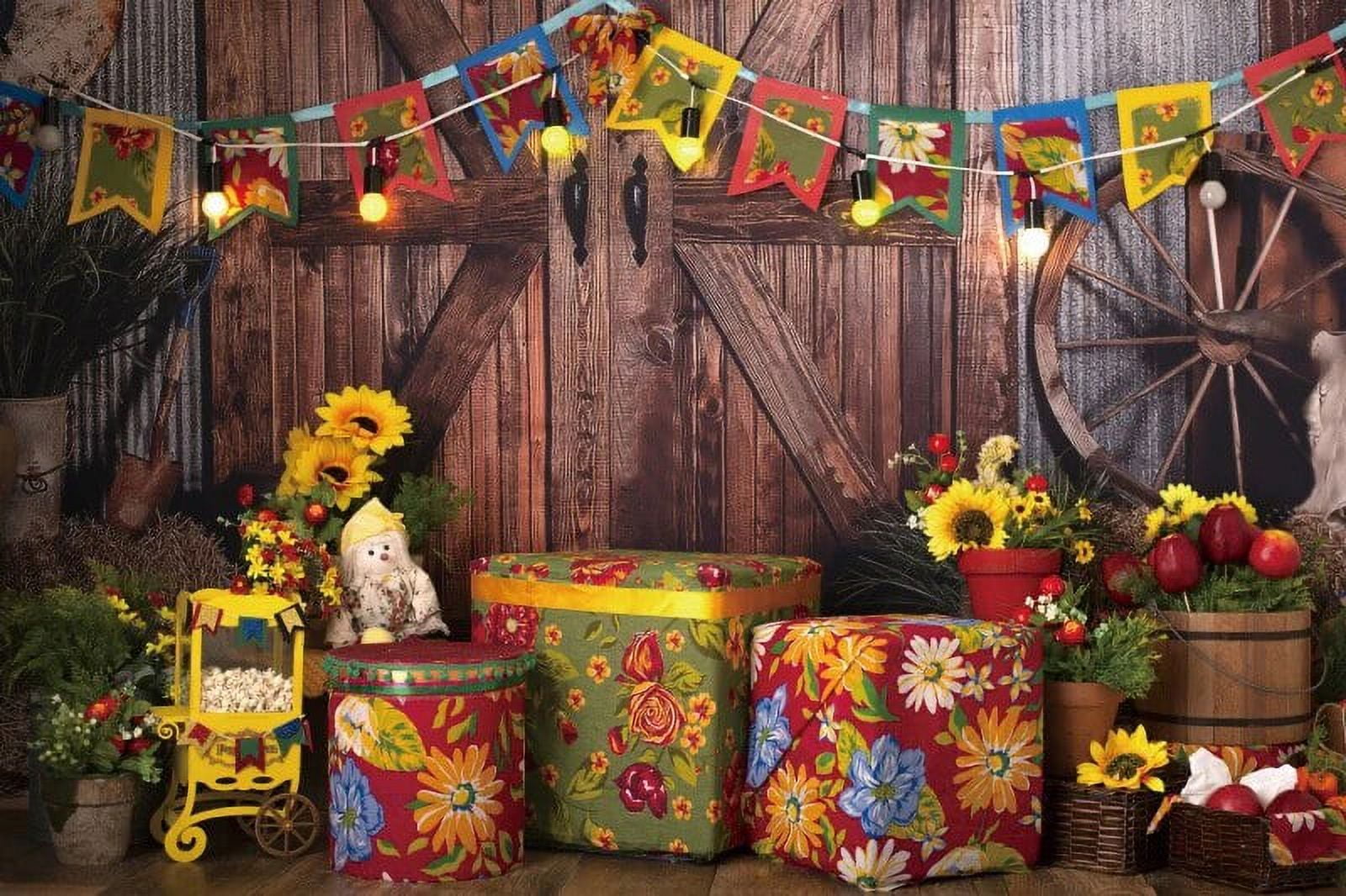 Baby Shower Newborn Backdrops Kids 1st Birthday Party Balloons Decor ...