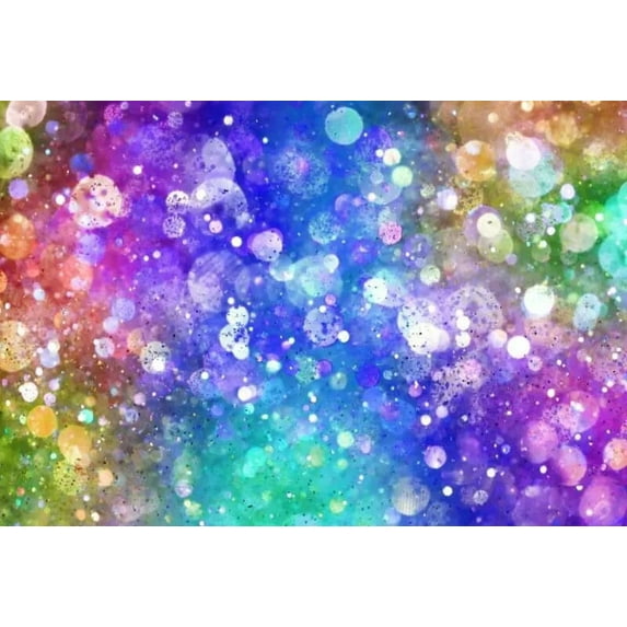 Baby Shower Newborn Birthday Backgrounds Colorful Polka Dots Light ...