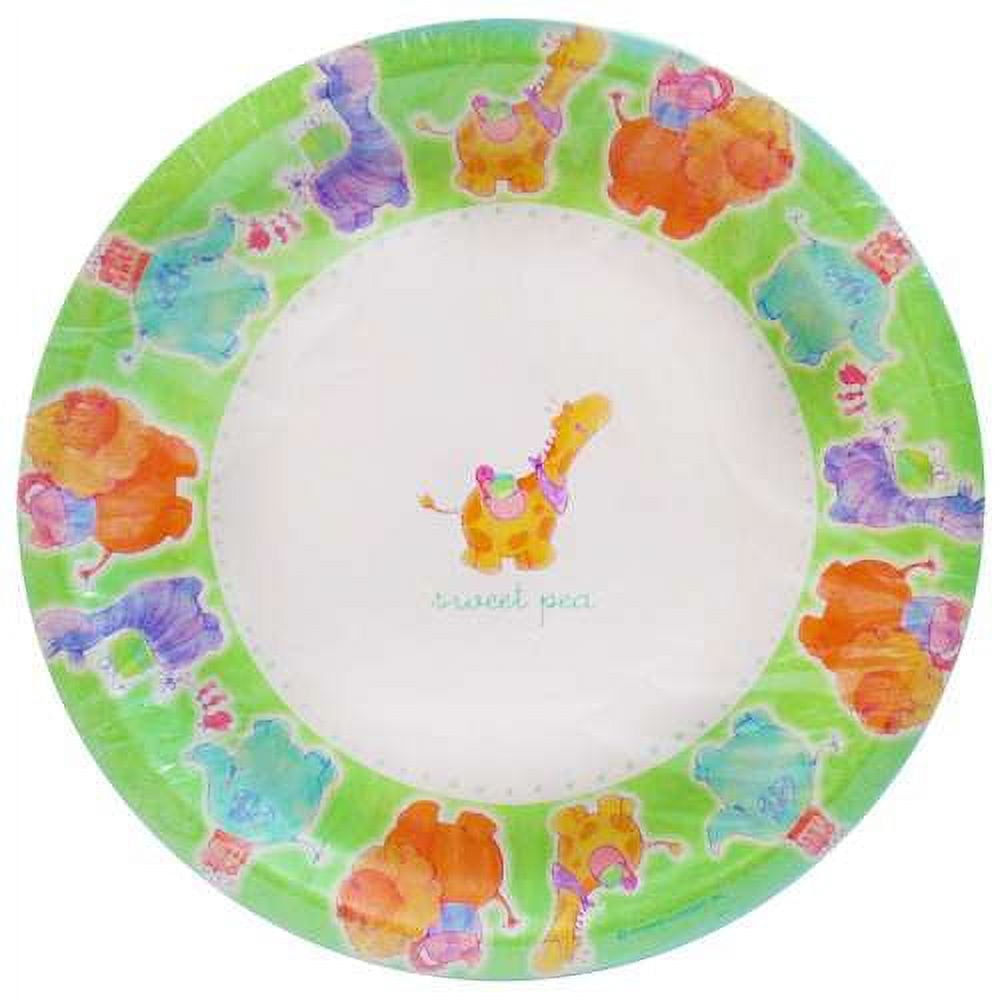 Baby Shower 'Nursery Parade' Large Paper Plates (8ct) - Walmart.com