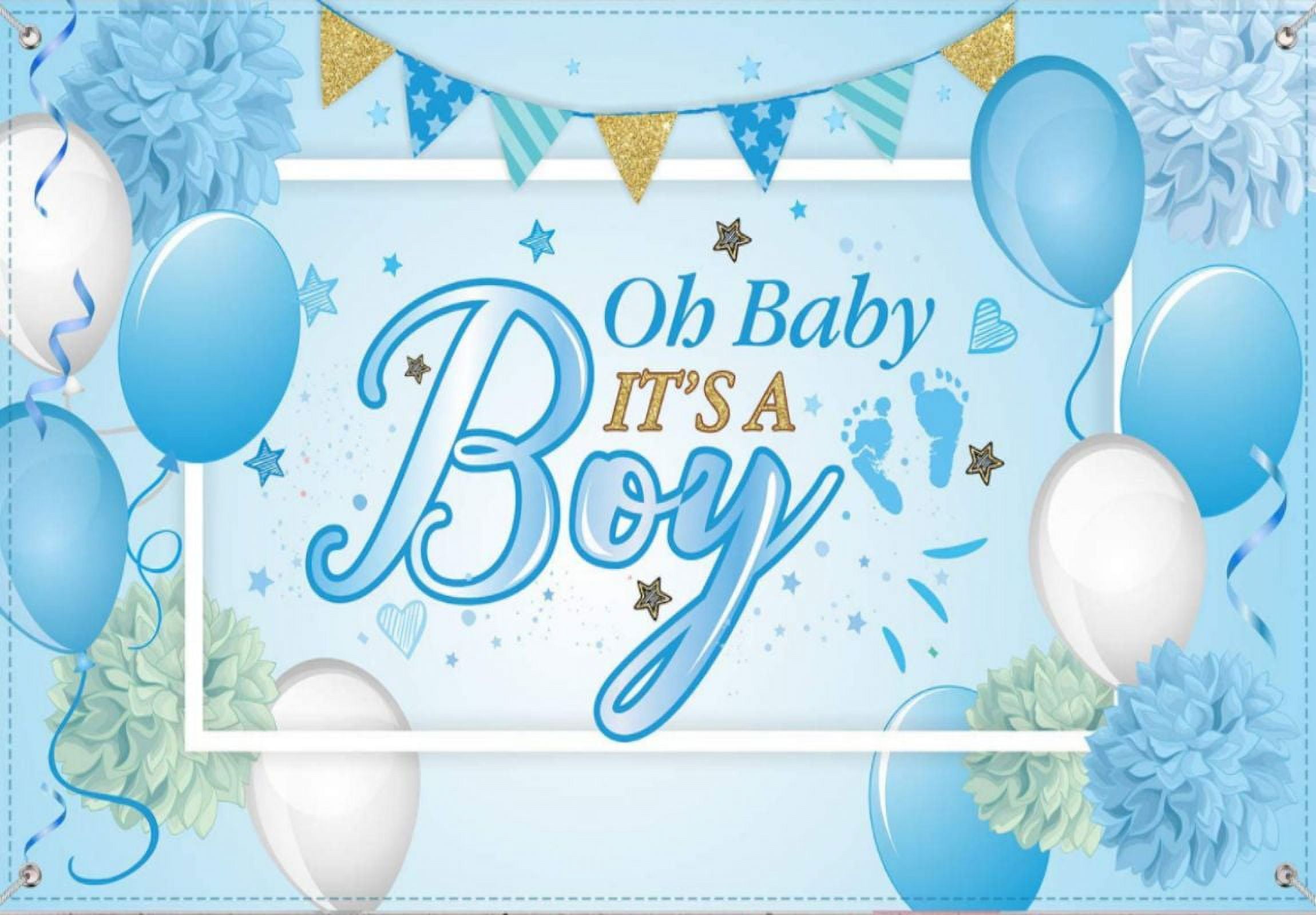 Baby Shower Party Background ration Banner Background Photo Booth ...