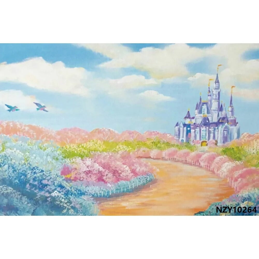 Baby Shower Photocall Cloudy Sky Rainbow Stars Moon Children Kids ...