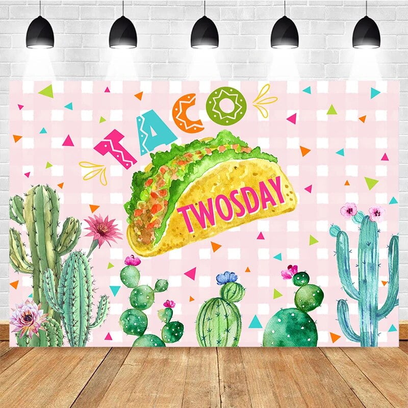Baby Shower Photography Background Cactus Taco Decoration Props Child ...