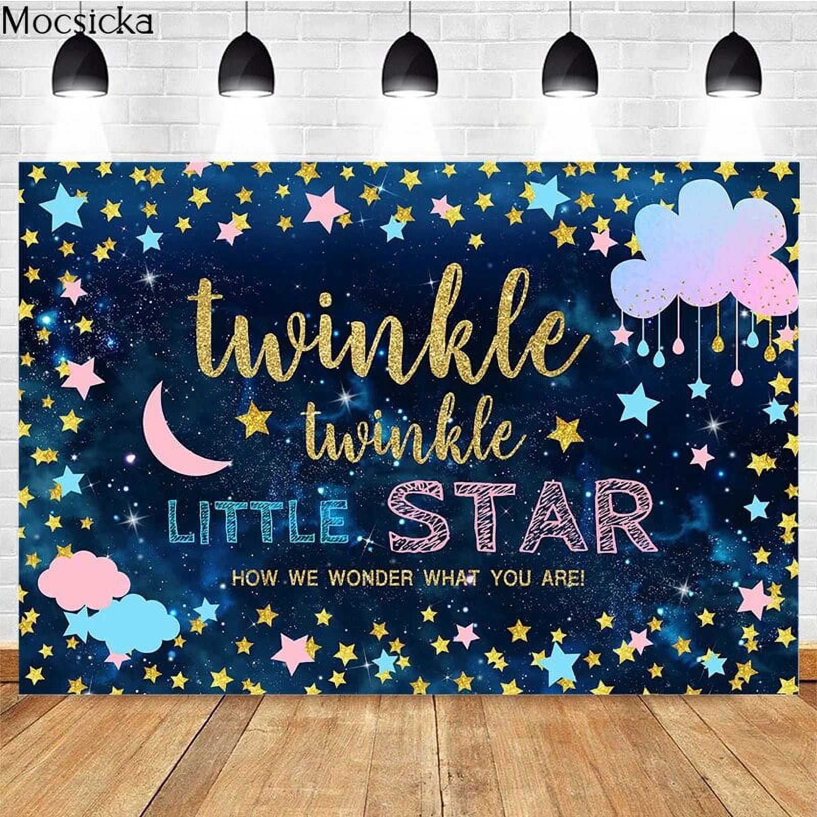 Baby Shower Photography Background Night Stars Clouds Moon Decoration Props Child Portrait ...