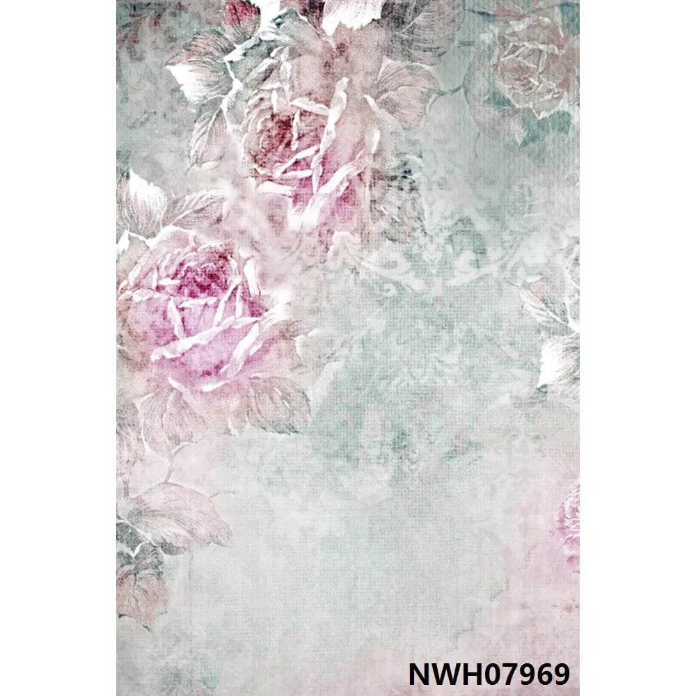 Baby Shower Photozone Faded Flowers Blossom Newborn Kids Portrait Photo ...