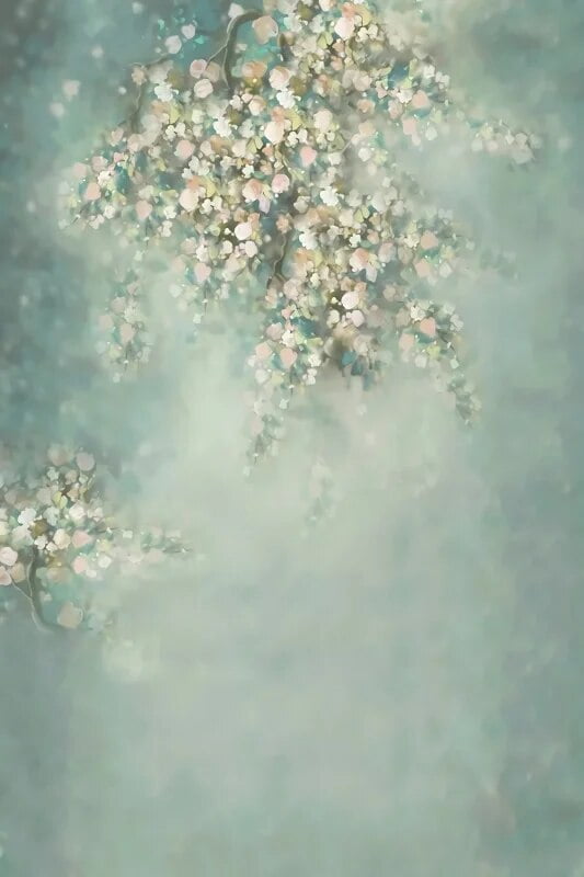 Baby Shower Photozone Faded Flowers Blossom Newborn Kids Portrait Photo ...