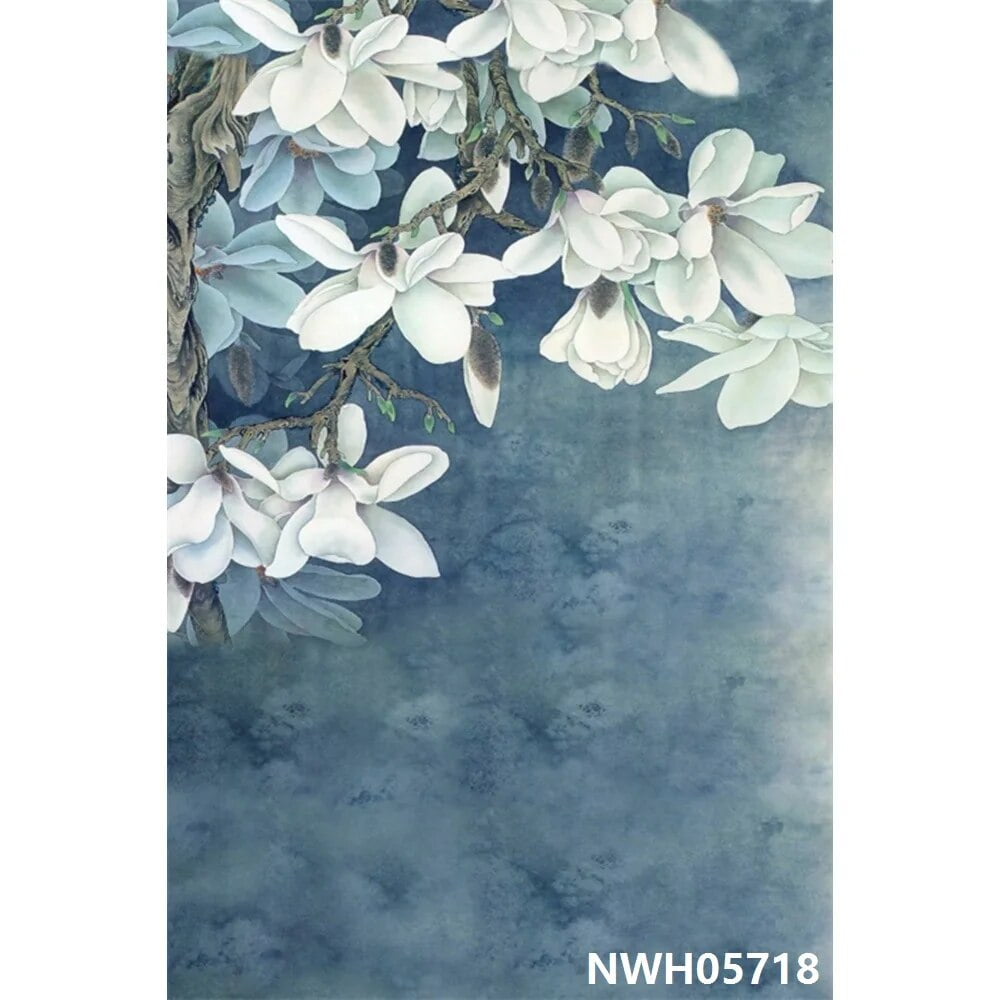 Baby Shower Photozone Faded Flowers Blossom Newborn Kids Portrait Photo ...