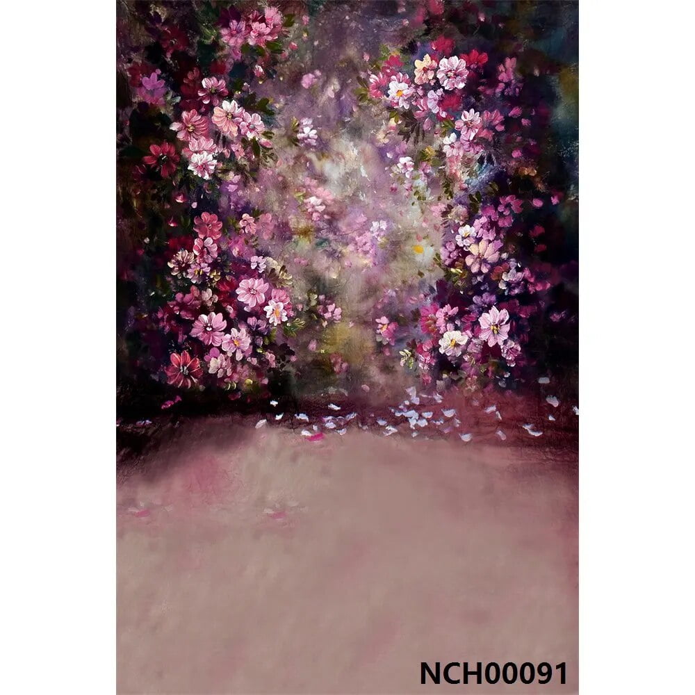 Baby Shower Photozone Faded Flowers Blossom Newborn Kids Portrait Photo ...