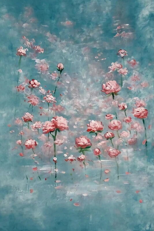 Baby Shower Photozone Faded Flowers Blossom Newborn Kids Portrait Photo ...