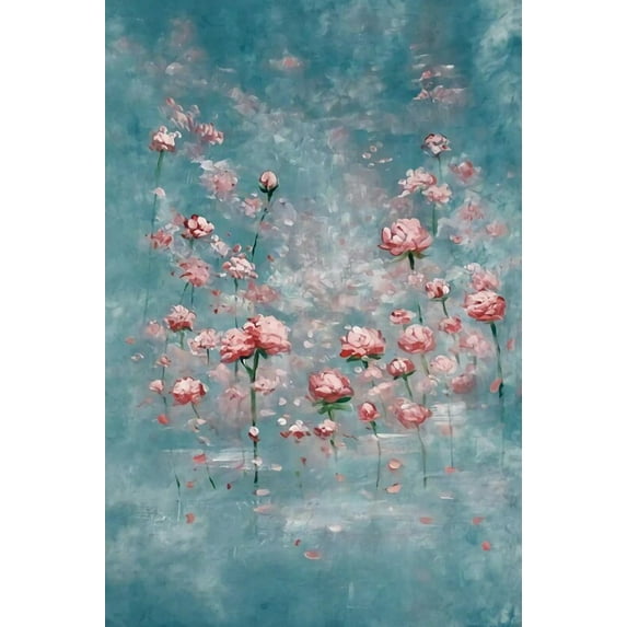 Baby Shower Photozone Faded Flowers Blossom Newborn Kids Portrait Photo ...