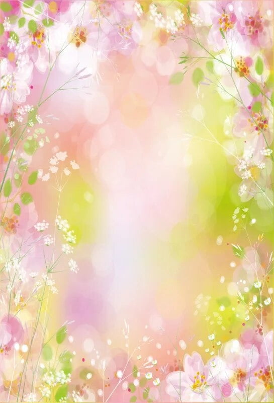 Baby Shower Photozone Faded Flowers Blossom Newborn Kids Portrait Photo ...