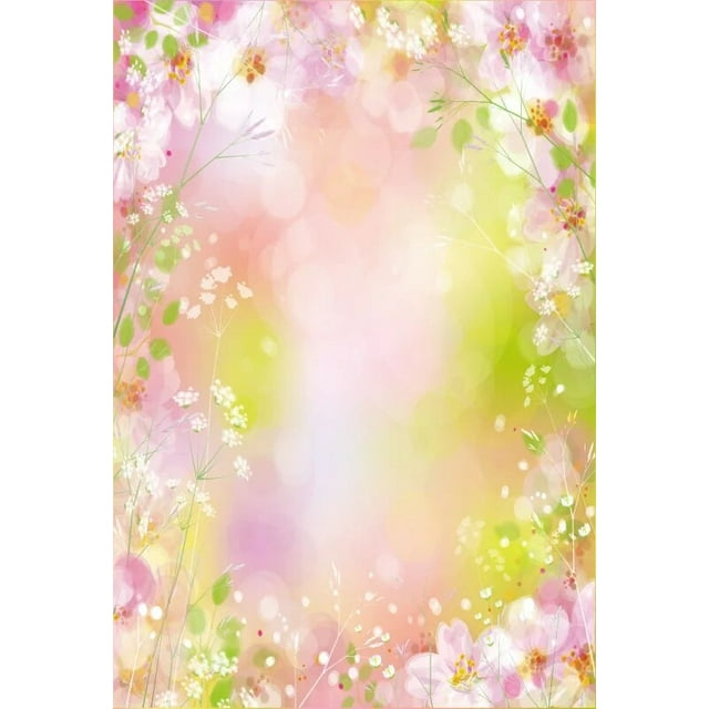 Baby Shower Photozone Faded Flowers Blossom Newborn Kids Portrait Photo ...