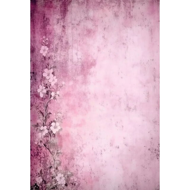 Baby Shower Photozone Faded Flowers Blossom Newborn Kids Portrait Photo ...