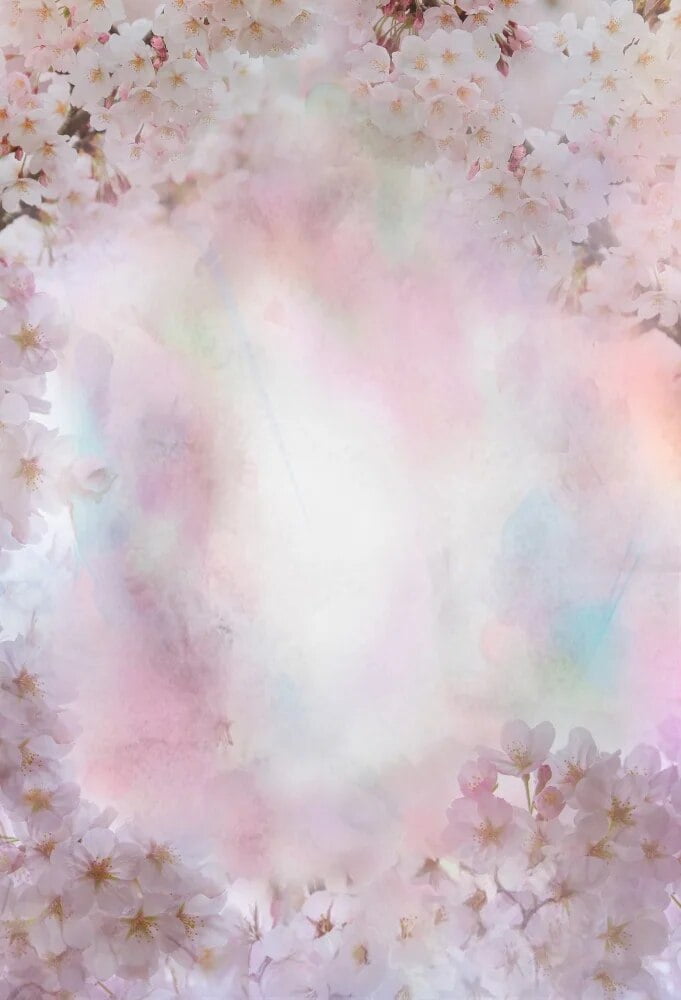 Baby Shower Photozone Faded Flowers Blossom Newborn Kids Portrait Photo ...