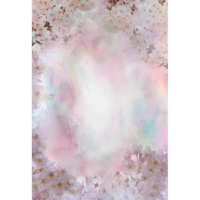 Baby Shower Photozone Faded Flowers Blossom Newborn Kids Portrait Photo ...