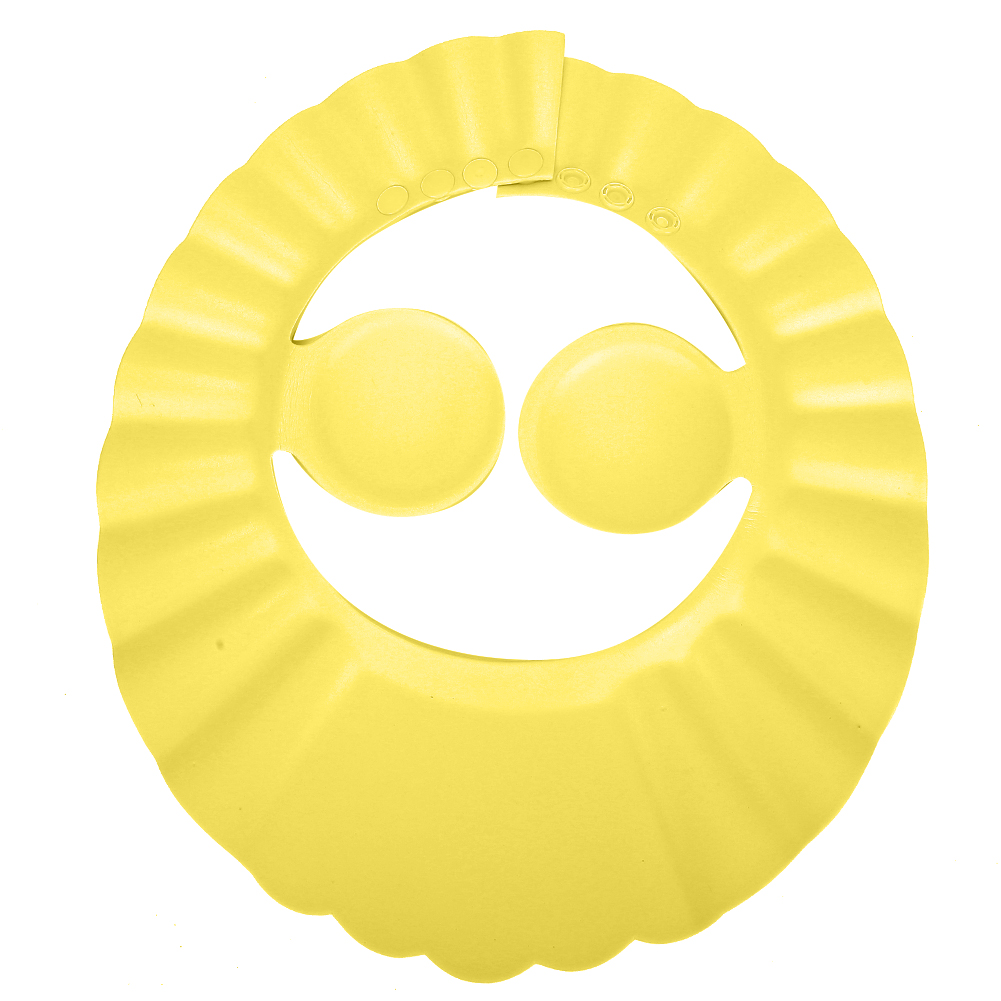 Baby Shower Silicone Hair Sunshade Shield, Yellow Ear Protection Hat ...