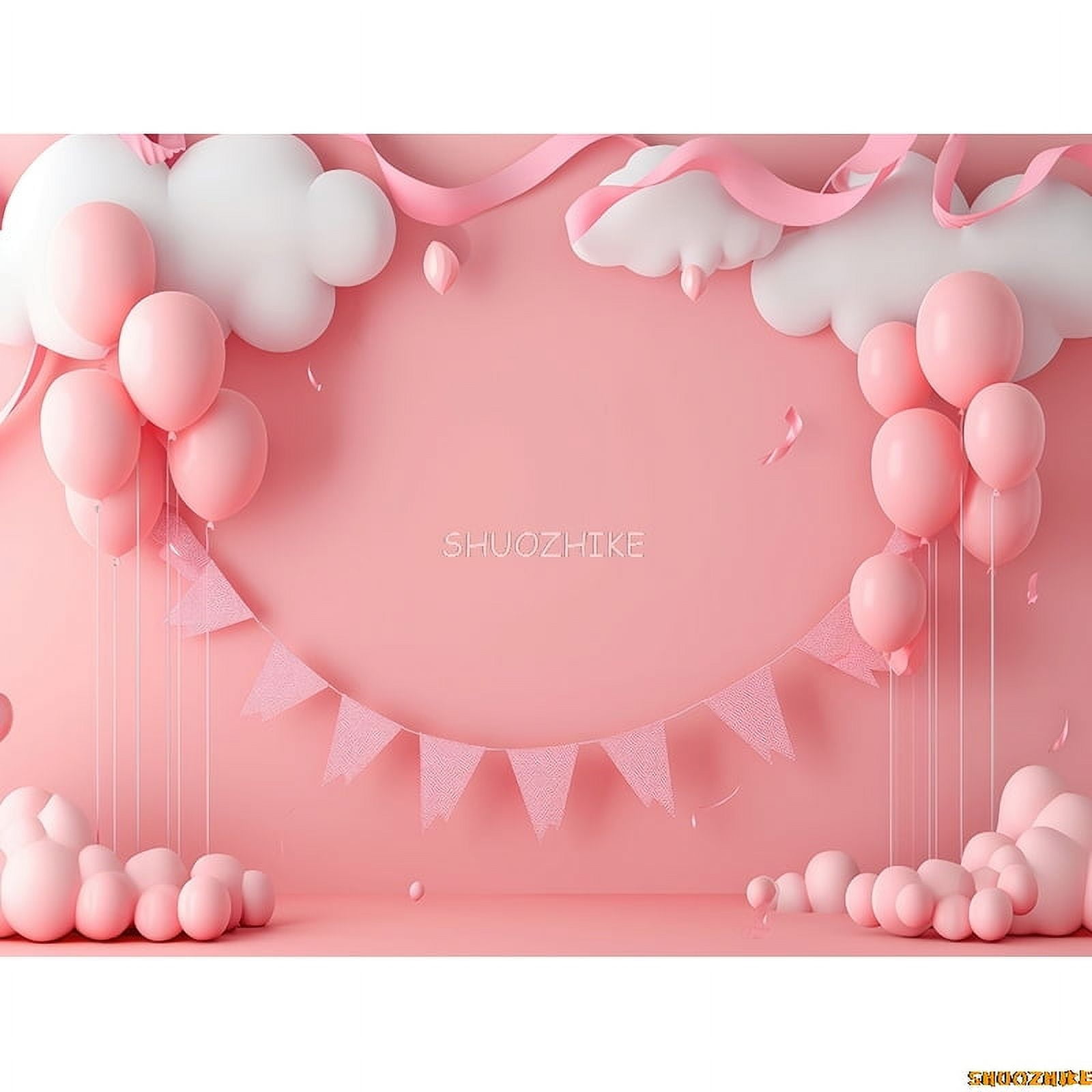 Baby Shower ration Birthday Party Photography Backdrops Props Balloons ...