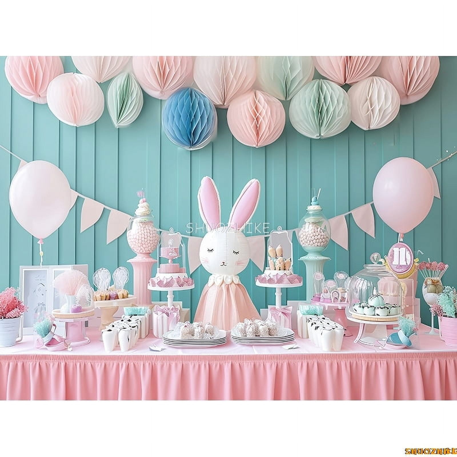 Baby Shower ration Birthday Party Photography Backdrops Props Balloons ...