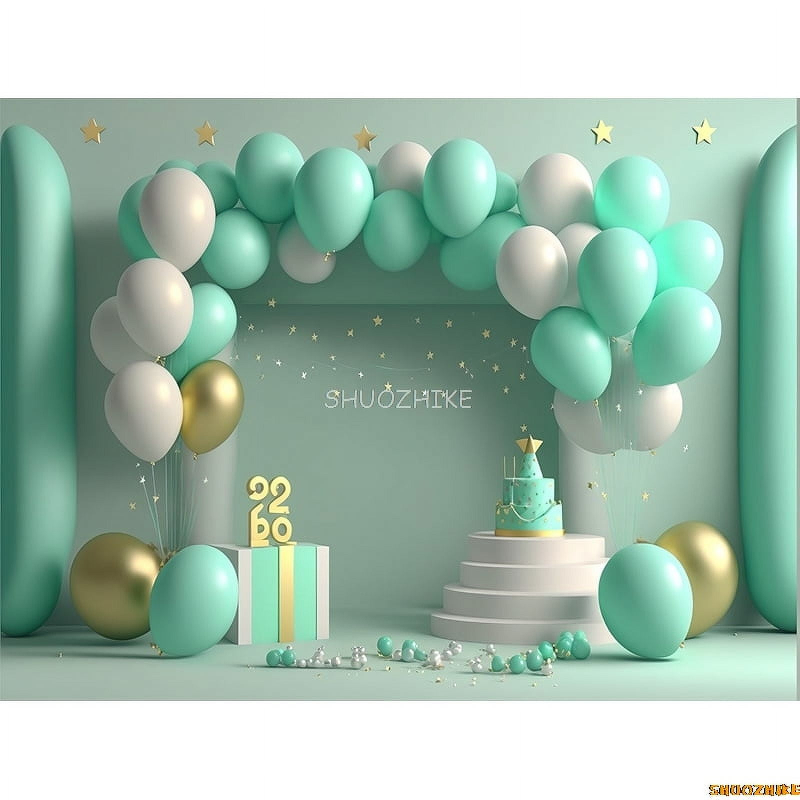 Baby Shower ration Birthday Party Photography Backdrops Props Balloons Arch Childr Newborn Photo ...
