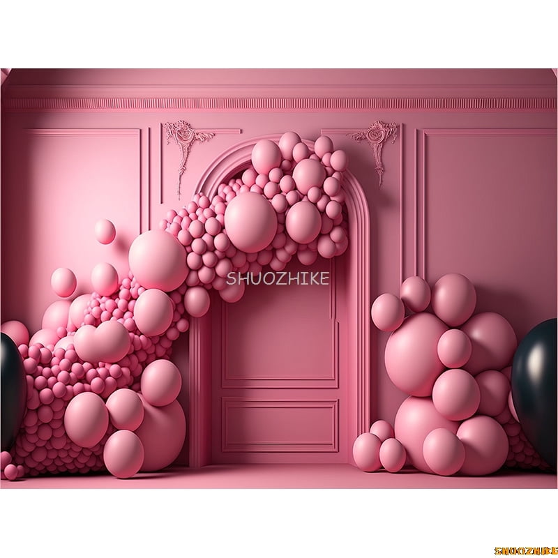 Baby Shower ration Birthday Party Photography Backdrops Props Balloons ...