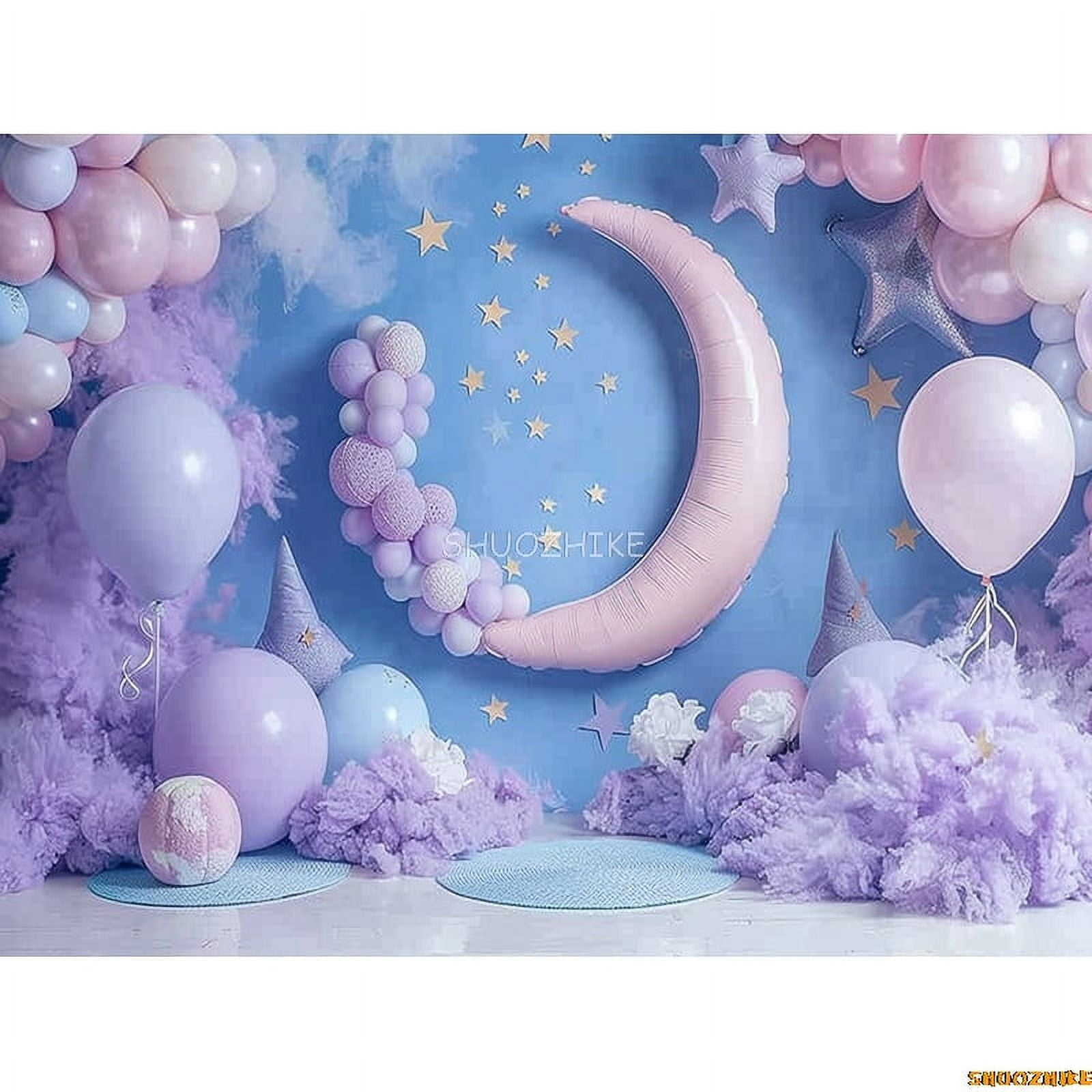 Baby Shower ration Birthday Party Photography Backdrops Props Balloons ...