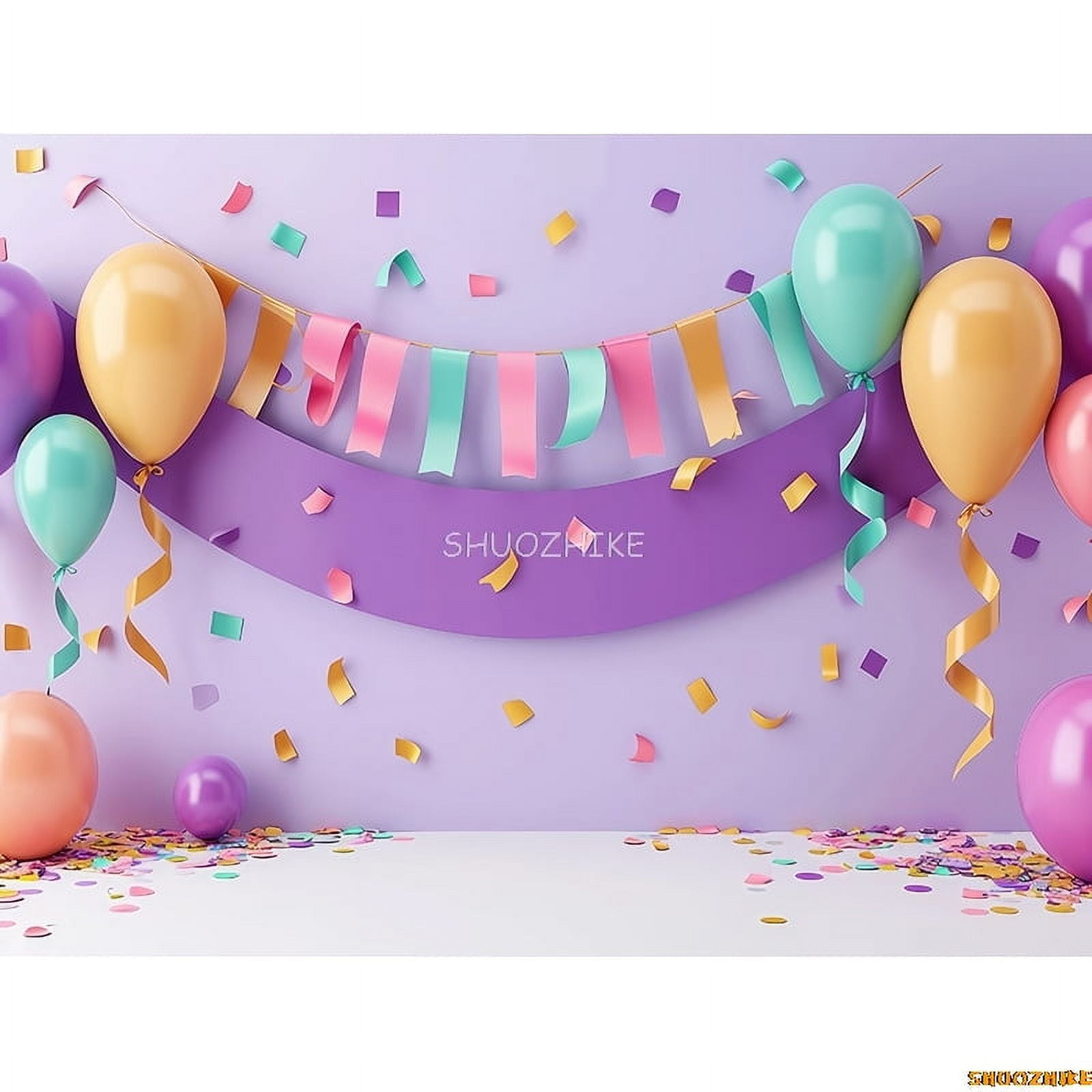 Baby Shower ration Birthday Party Photography Backdrops Props Balloons Arch Childr Newborn Photo ...