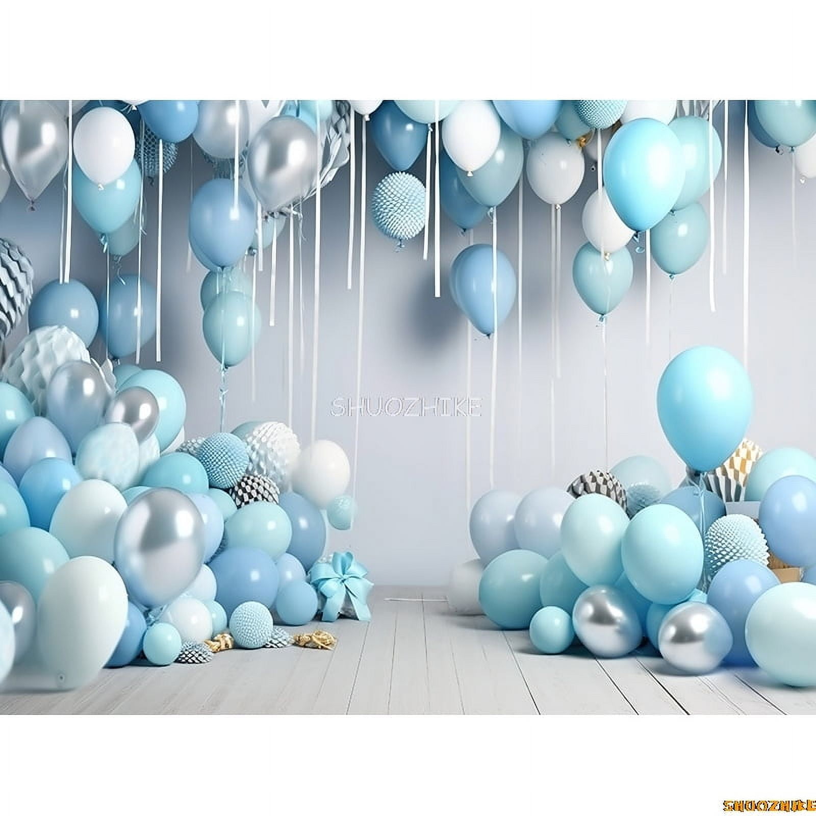 Baby Shower ration Birthday Party Photography Backdrops Props Balloons ...