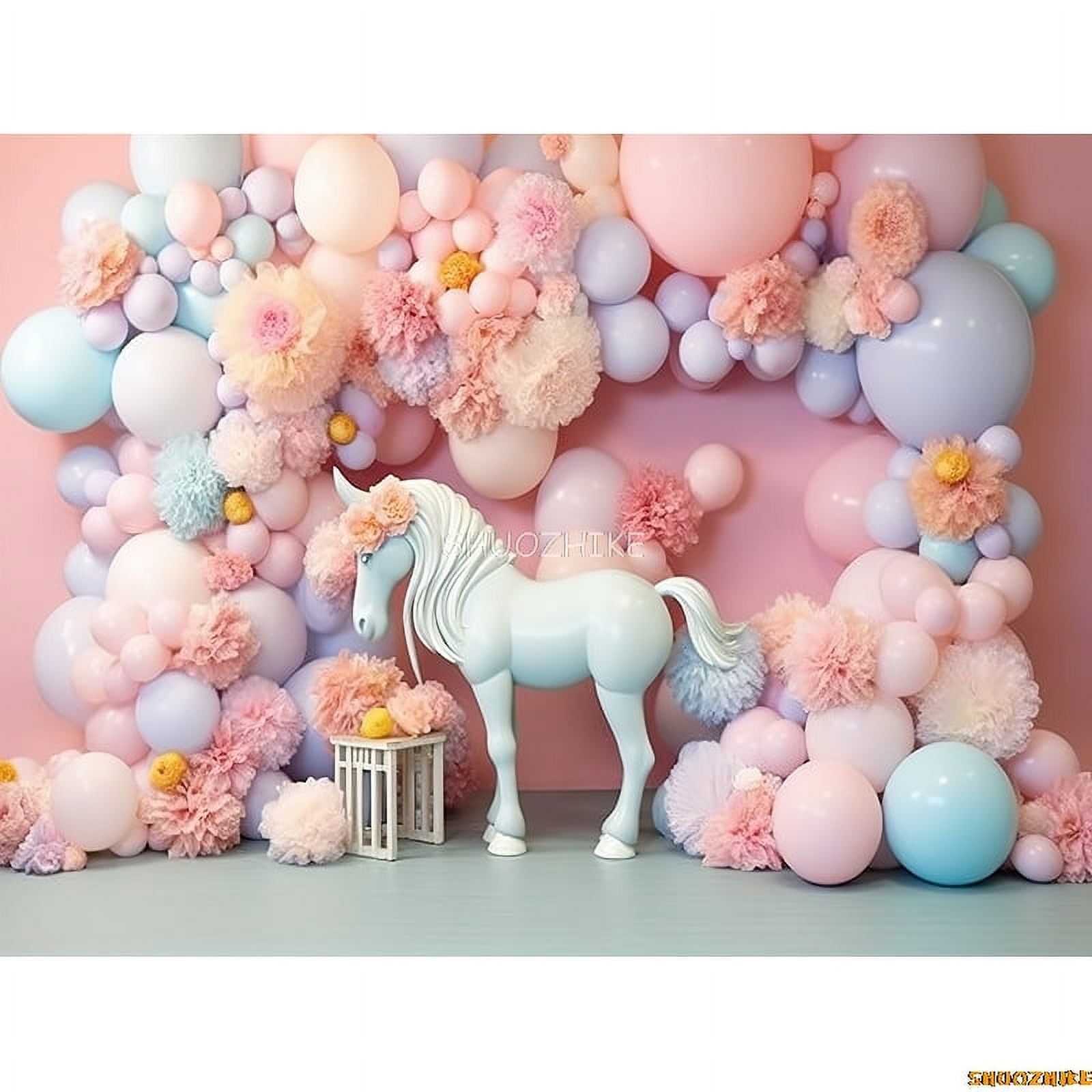 Baby Shower ration Birthday Party Photography Backdrops Props Balloons ...